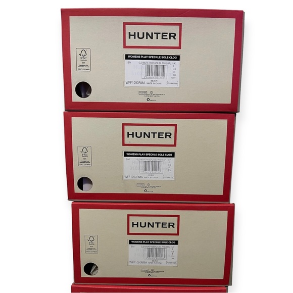 Hunter | Shoes | Hunter Clogs Waterproof Speckled Sole Play Clogs ...